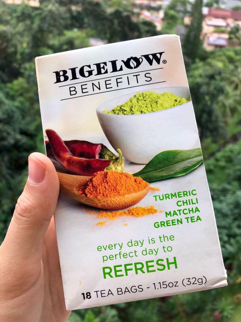 Turmeric Chili Matcha Green Tea from Bigelow - Vegan Product Reviews ...