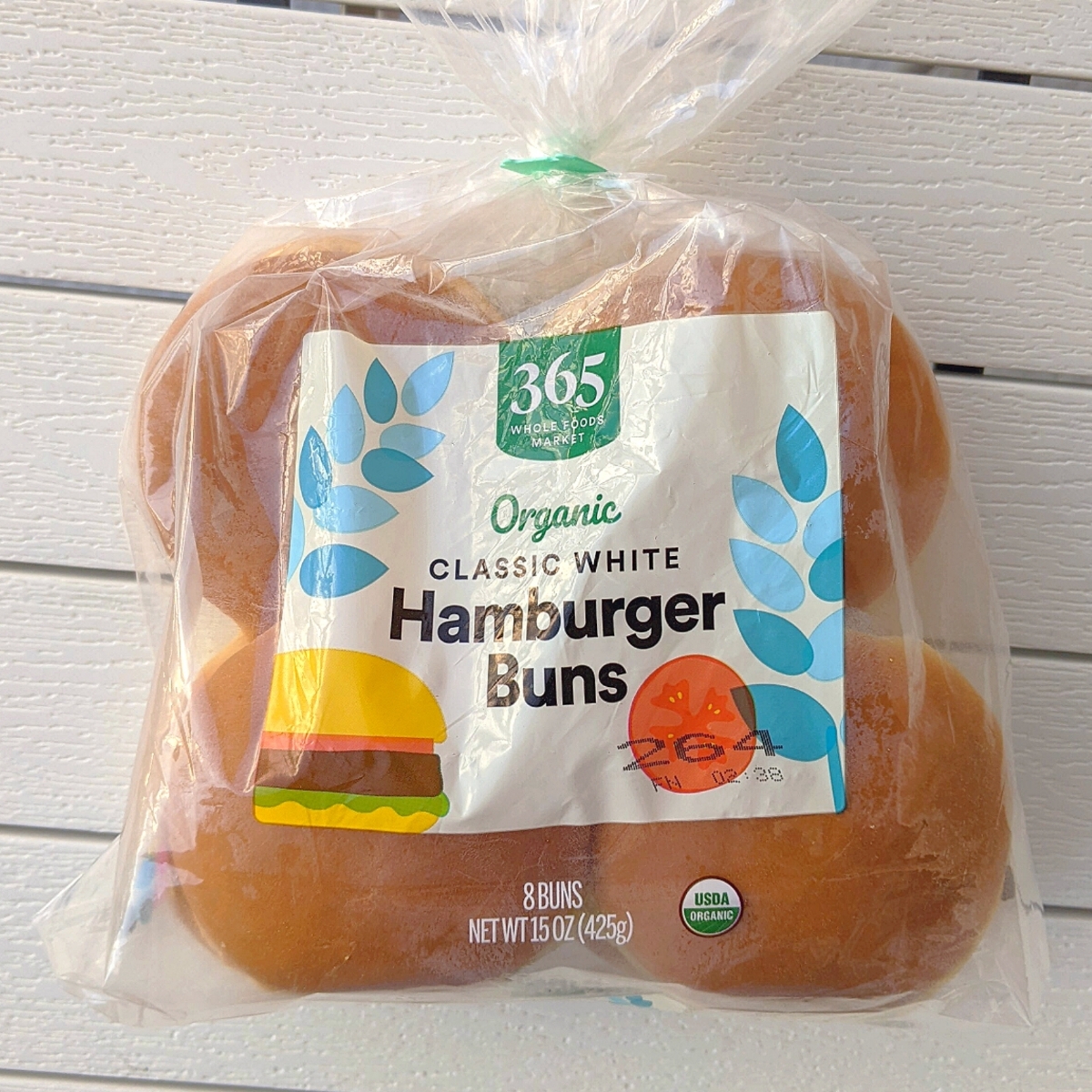 365 Whole Foods Market Organic Classic White Hamburger Buns Reviews ...