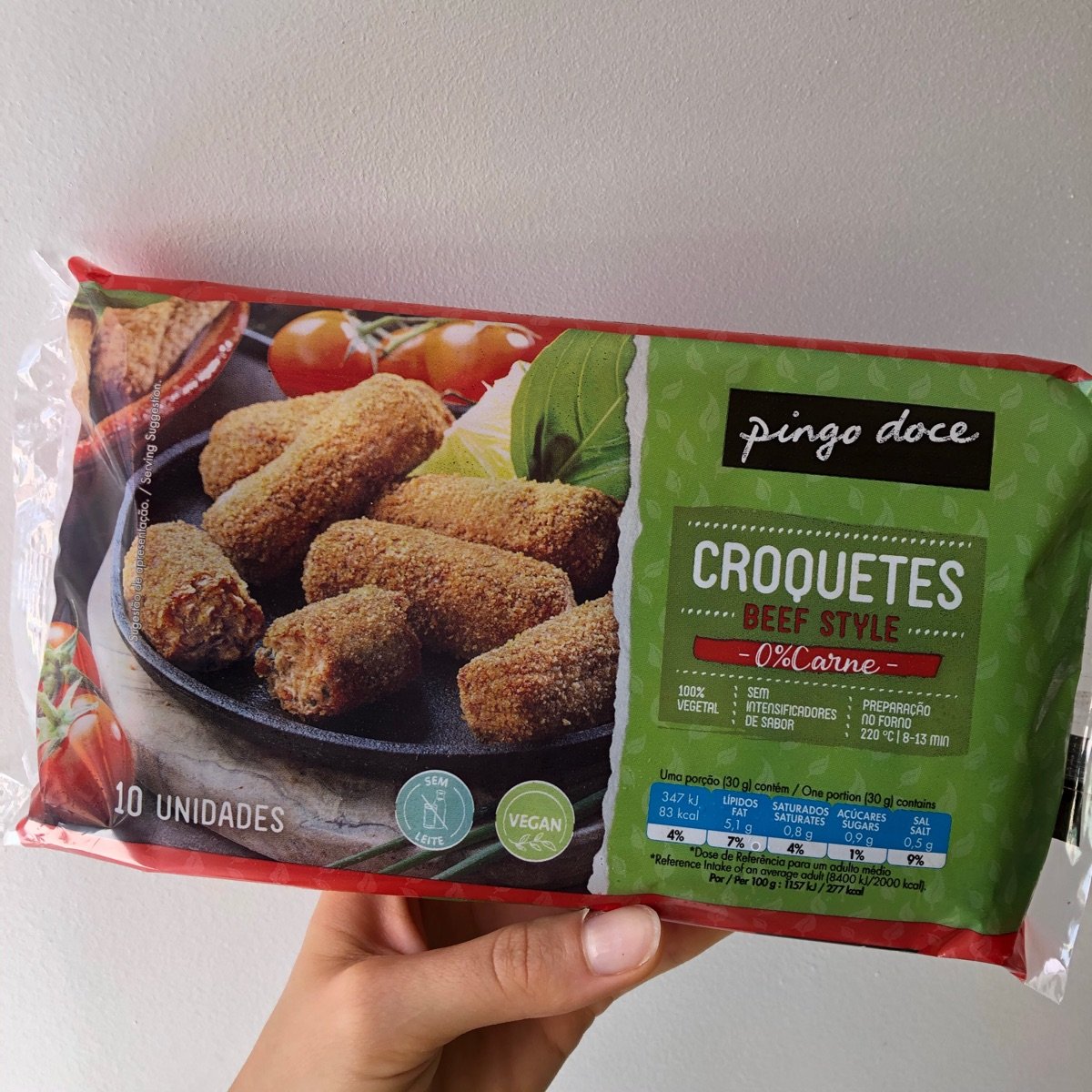Croquetes Beef Style 0% Carne from Pingo doce - Vegan Product Reviews ...