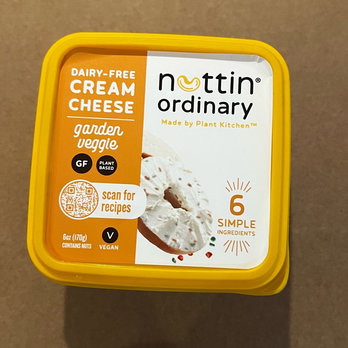 Dairy-Free Cream Cheese Garden Veggie from Nuttin ordinary - Vegan ...
