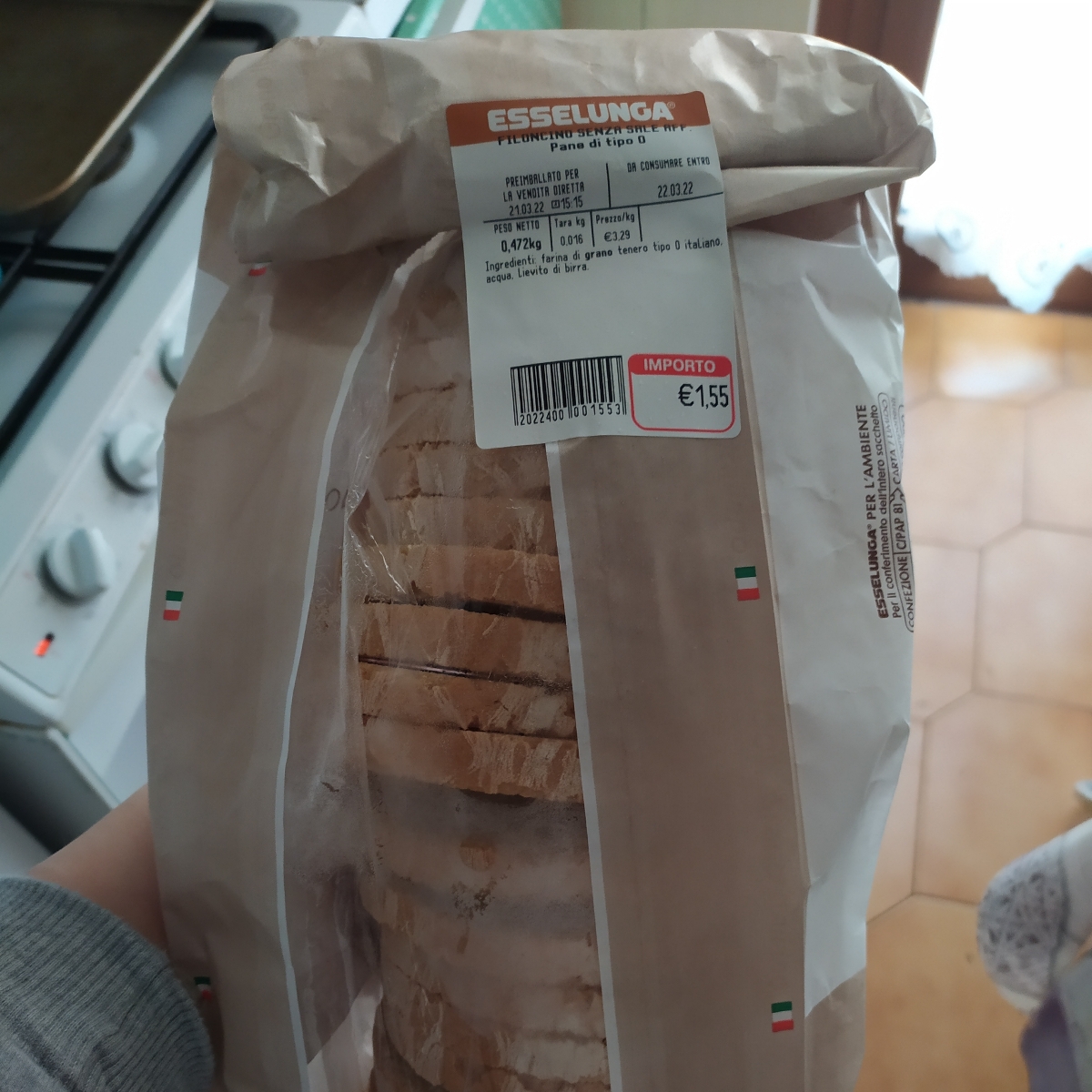 Pane di tipo 0 a fette from Esselunga - Vegan Product Reviews & Ratings ...