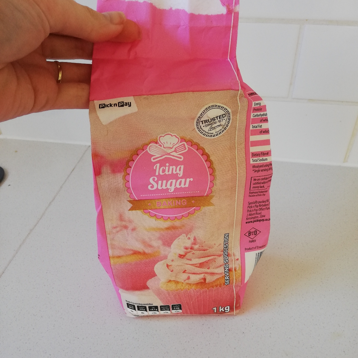 Icing sugar from Pick n Pay - Vegan Product Reviews & Ratings | abillion
