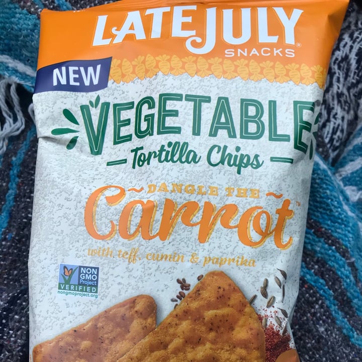 Late July Snacks Vegetable tortilla chips Carrot Review | abillion