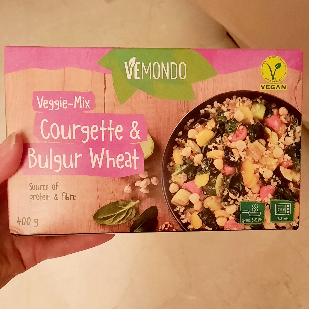 Veggie mix Bulgur zucchini from Vemondo - Vegan Product Reviews ...