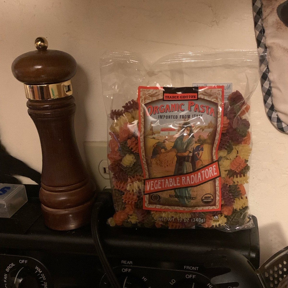 Organic Vegetable Radiatore Pasta from Trader Joe's - Vegan Product ...