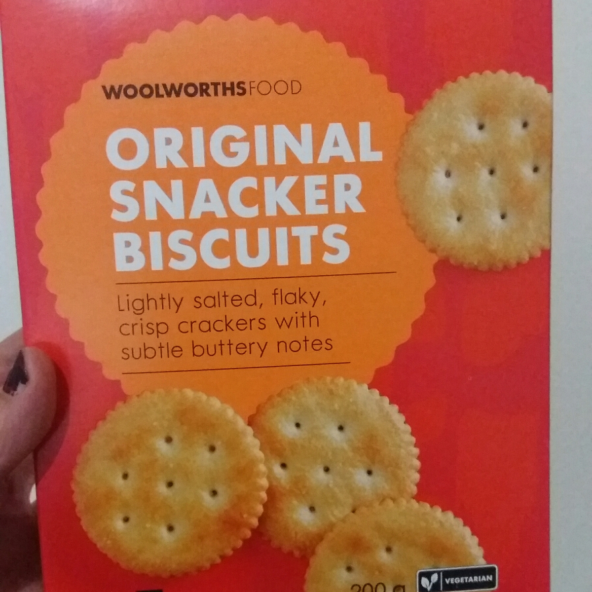 Original Snacker Biscuits from Woolworths Food - Vegan Product Reviews ...
