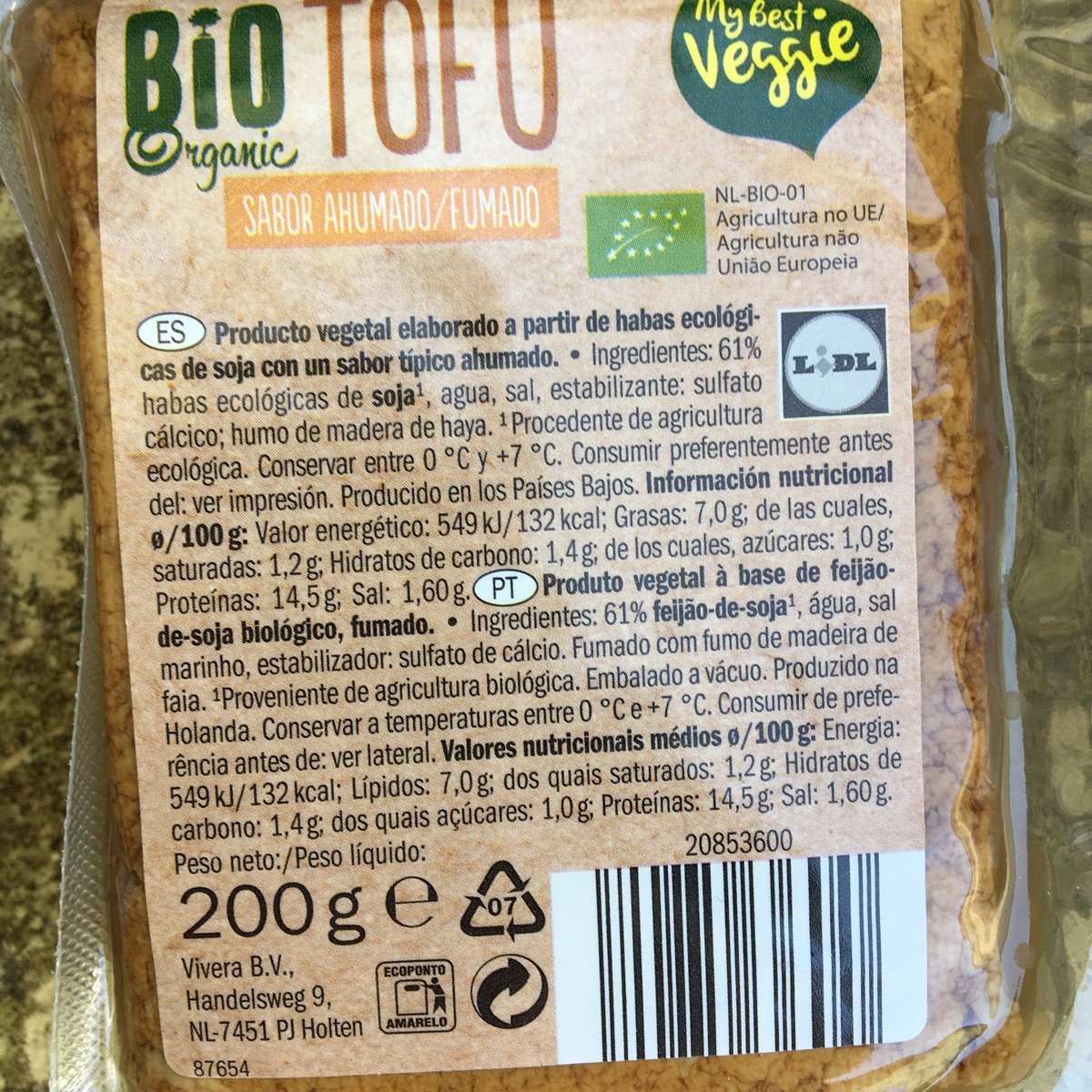 Vemondo Bio Tofu Sabor Fumado Reviews | abillion