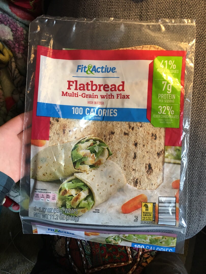 Multigrain and Flax Flatbread from Fit & Active - Vegan Product Reviews ...