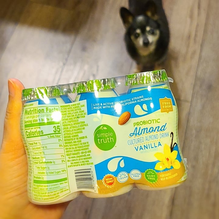 Simple Truth Probiotic Cultured Almond Drink -Almond Vanilla Review ...