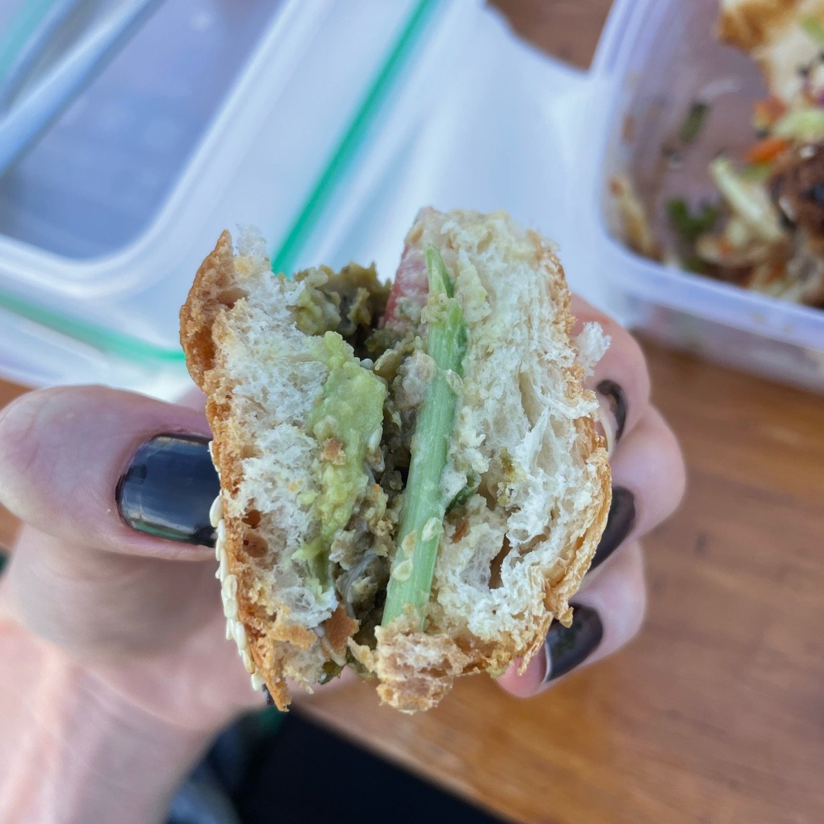 Falafel Bagel from Bao-ing out - Vegan Product Reviews & Ratings | abillion