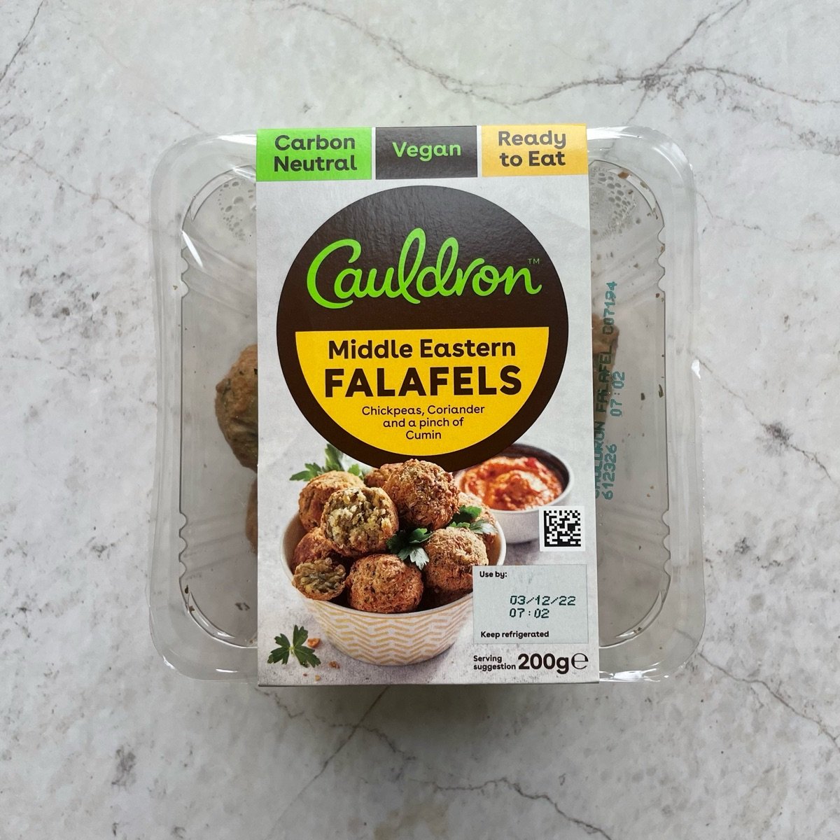 Middle Eastern Falafels from Cauldron - Vegan Product Reviews & Ratings ...