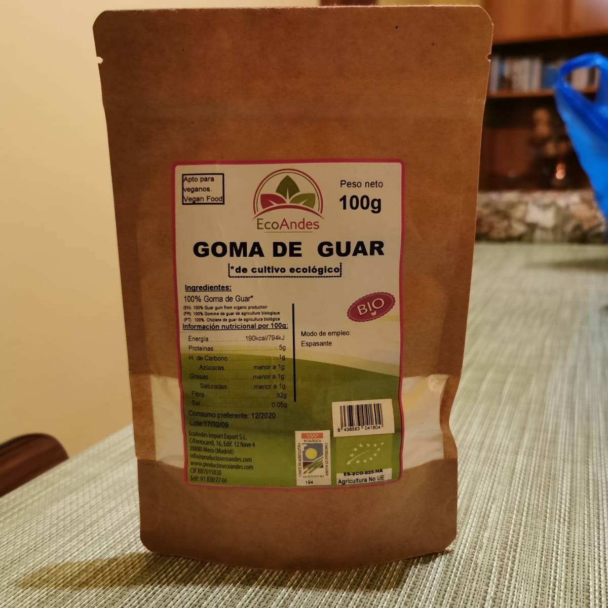 Goma guar from Ecoandes - Vegan Product Reviews & Ratings | abillion