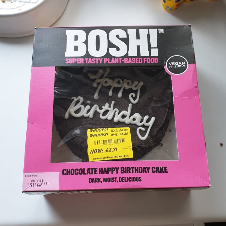 Bosh! BOSH! Chocolate happy birthday cake Review | abillion