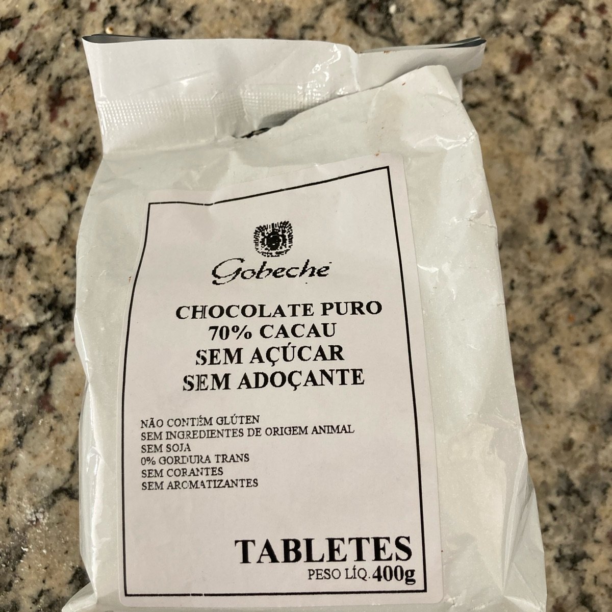 chocolate 70% cacau sem açucar e sem adoçante from Gobeche Chocolates ...