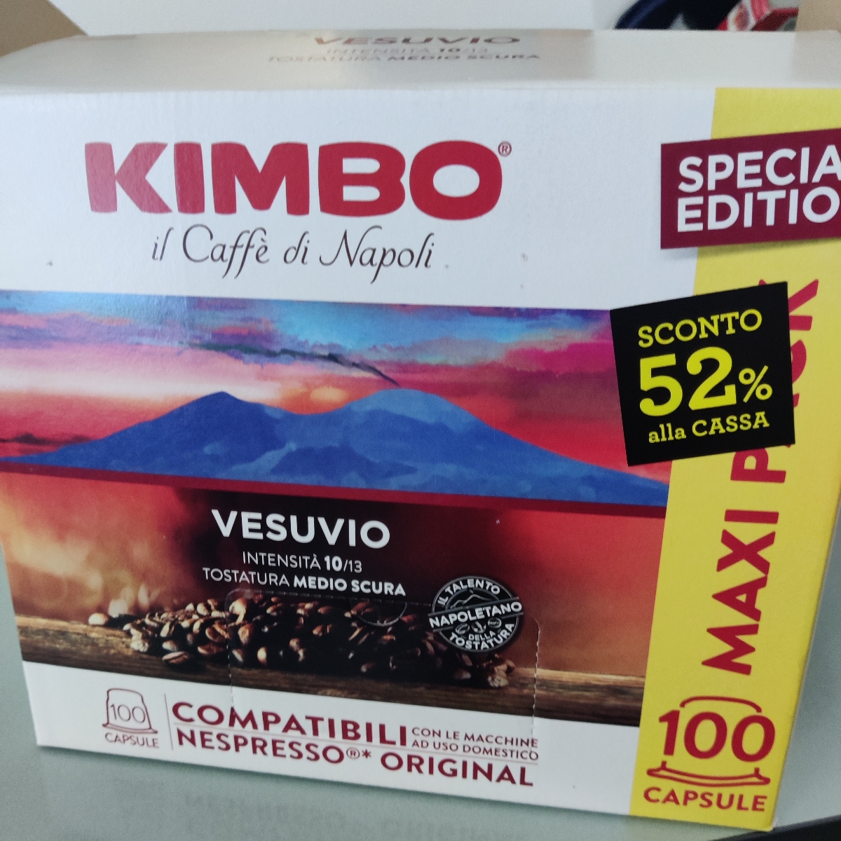 Vesuvio Capsule Compatibili Nespresso from Kimbo - Vegan Product ...