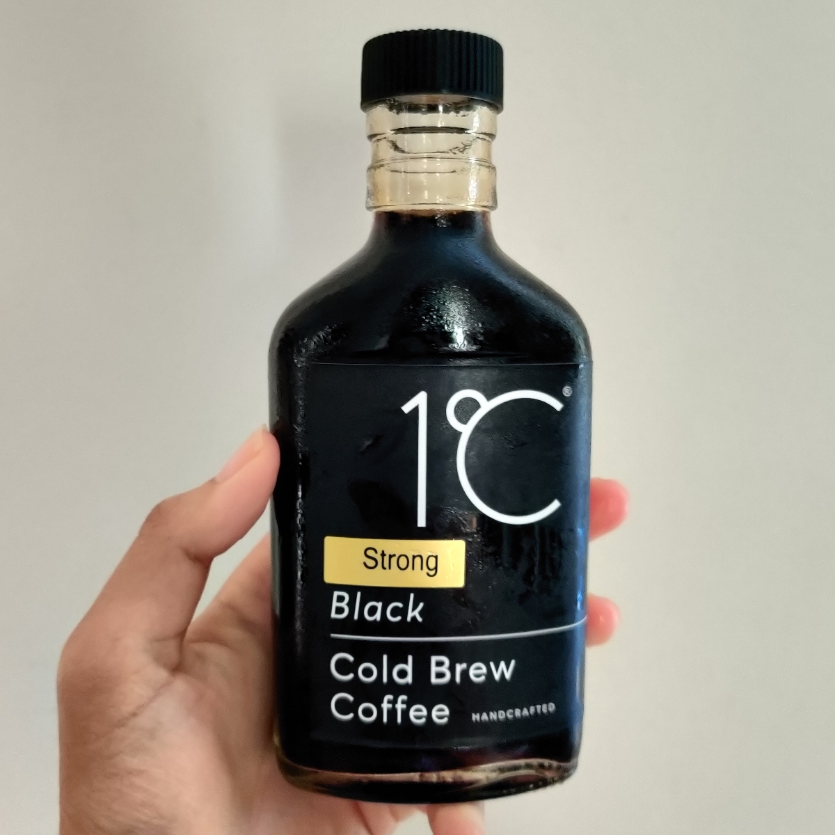 Strong Black Cold Brew Coffee from 1 Degree C - Vegan Product Reviews ...