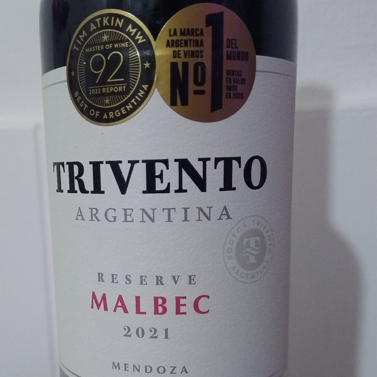 Reserve Malbec from Bodega Trivento - Vegan Product Reviews & Ratings ...