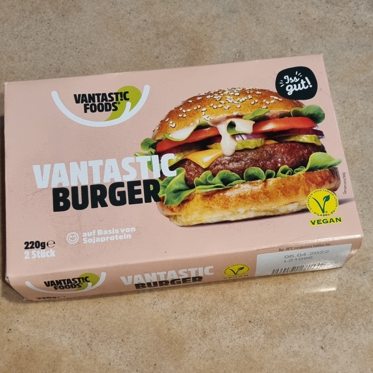 Vantastic Burger from Vantastic Foods - Vegan Product Reviews & Ratings ...
