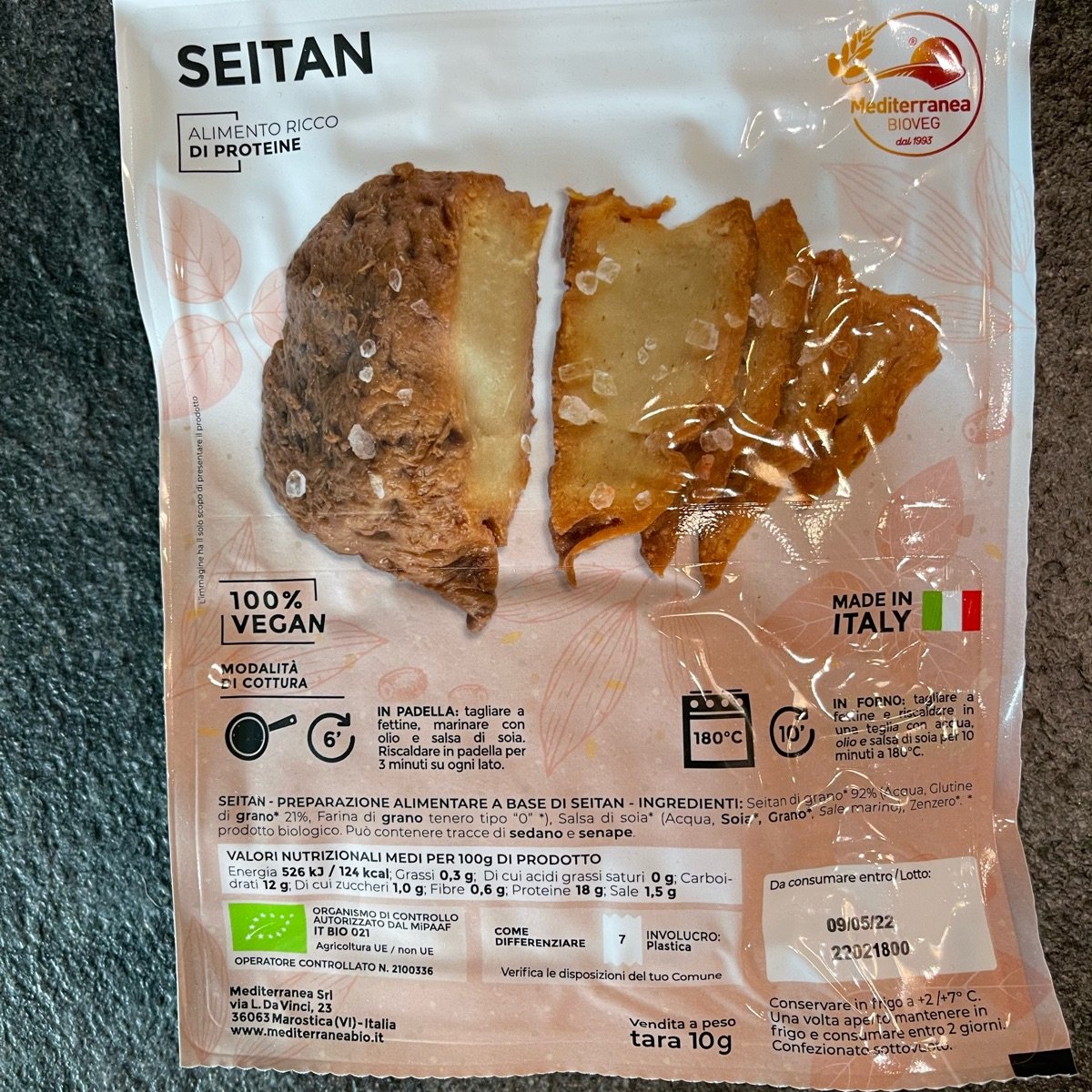 Seitan Naturale from Mediterranea BioVeg - Vegan Product Reviews ...