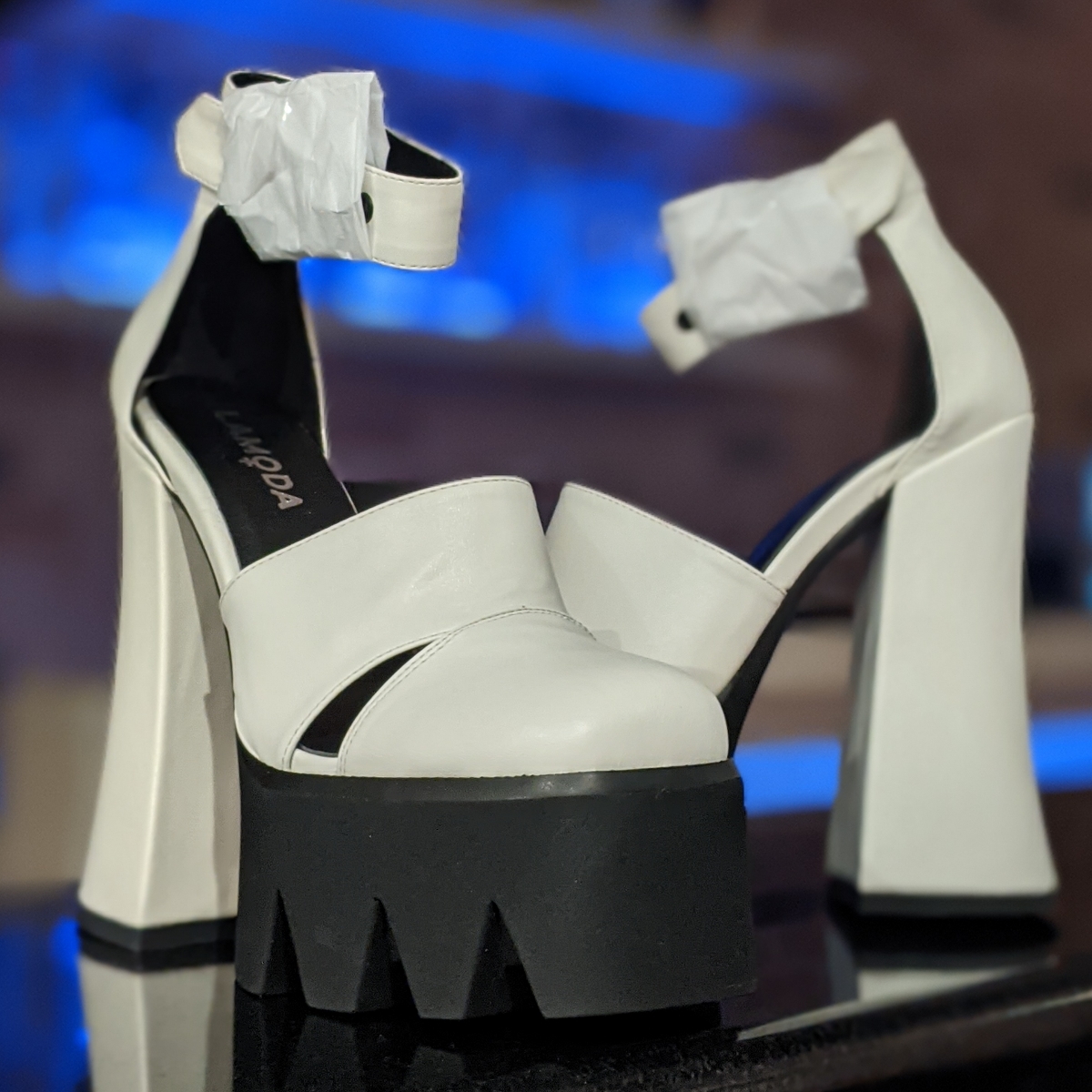 ANGEL EVERYONE'S WATCHING PLATFORM HEELS from Lamoda - Vegan Product ...