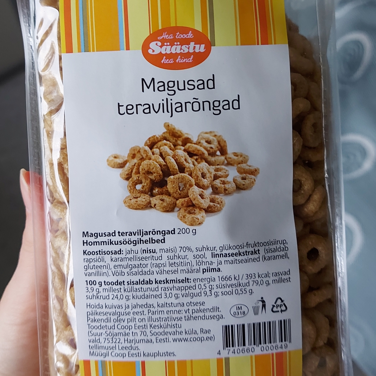 Magusad teraviljarõngad from Säästu - Vegan Product Reviews & Ratings ...