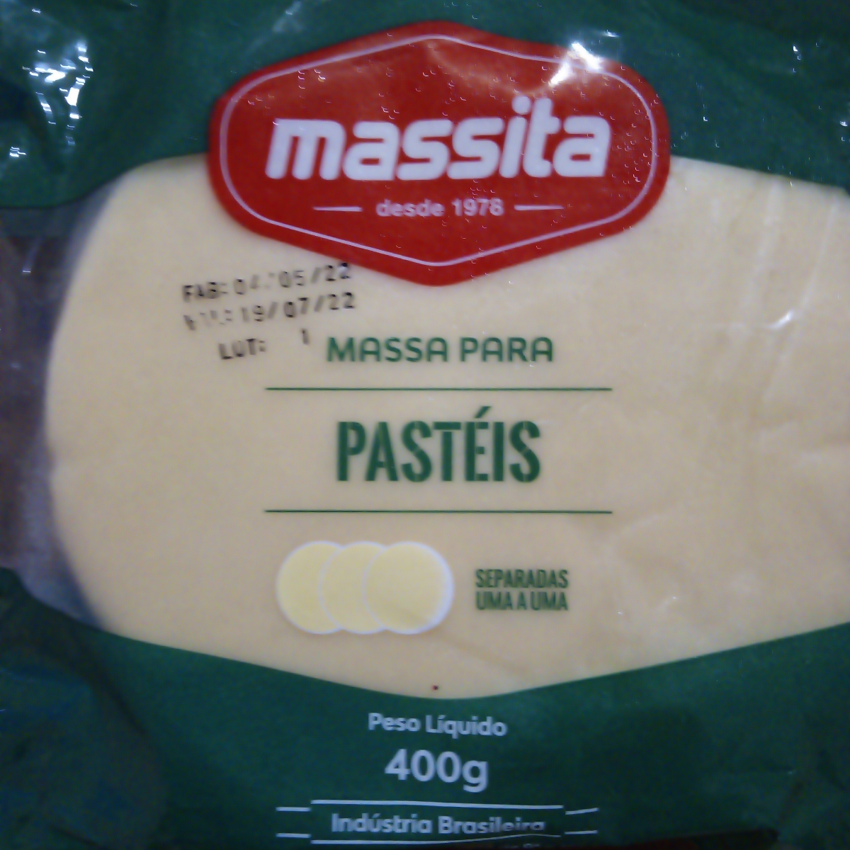 Massa para pastel from Massita - Vegan Product Reviews & Ratings | abillion