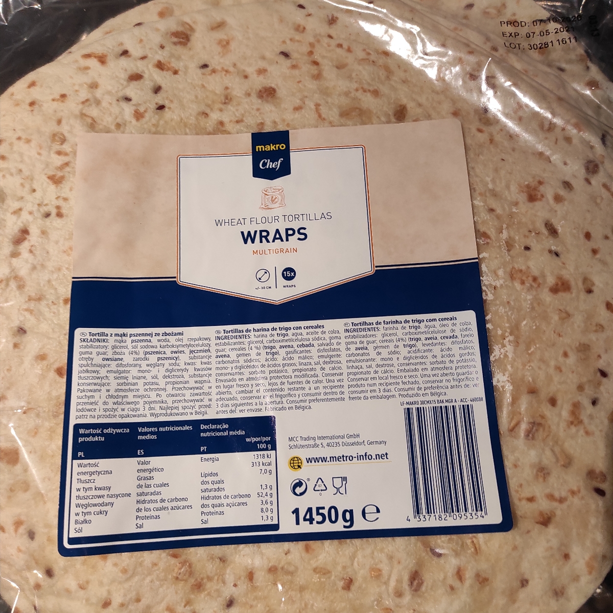 Multigrain Wrap from Makro - Vegan Product Reviews & Ratings | abillion