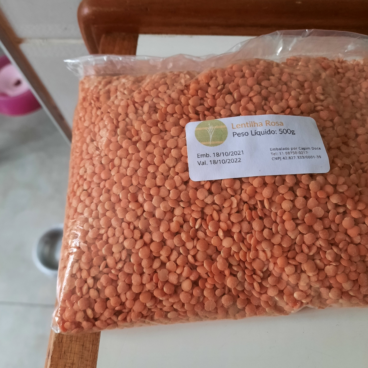 Lentilha Rosa from Capim Doce - Vegan Product Reviews & Ratings | abillion