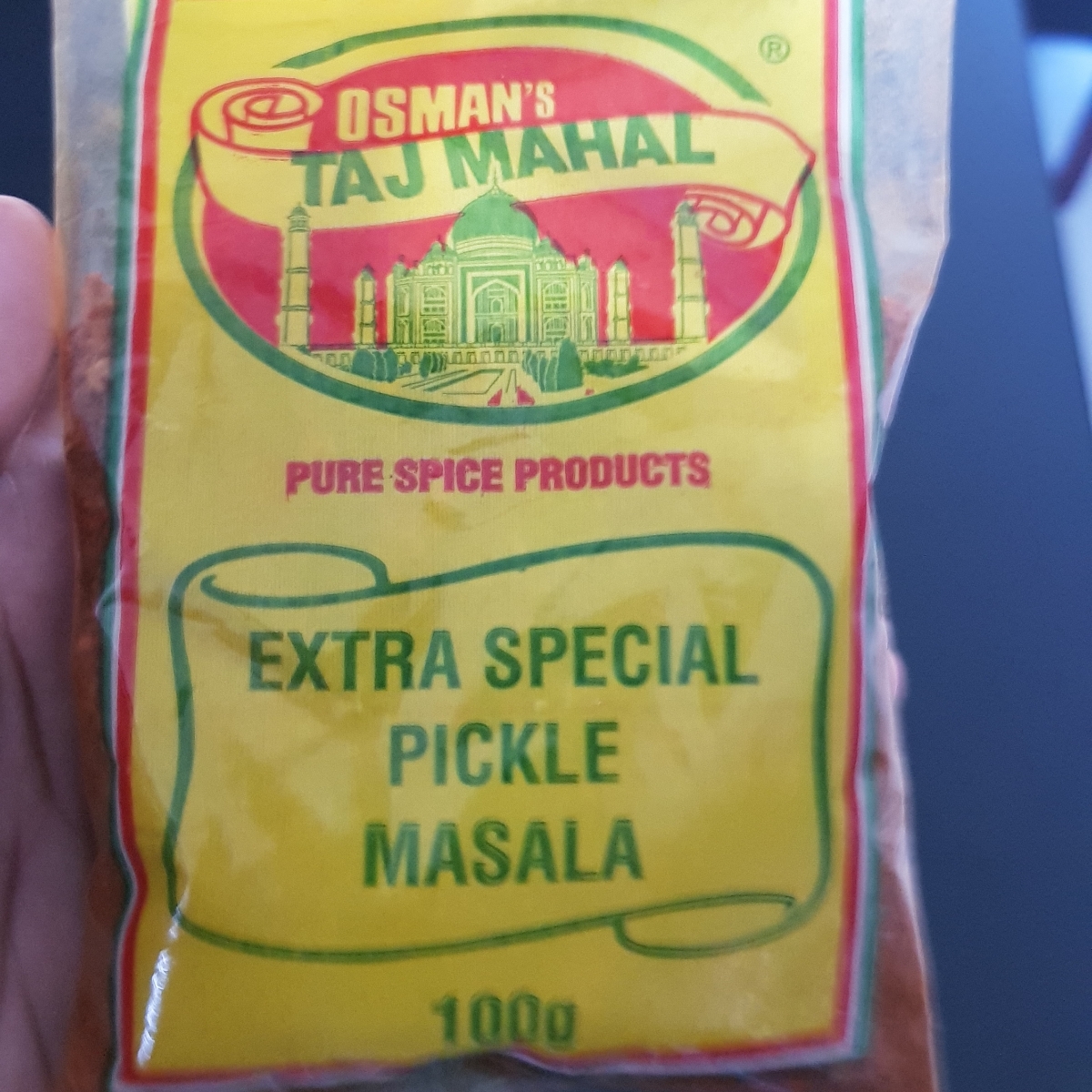 Extra special pickle masala from Osmans Taj Mahal - Vegan Product ...