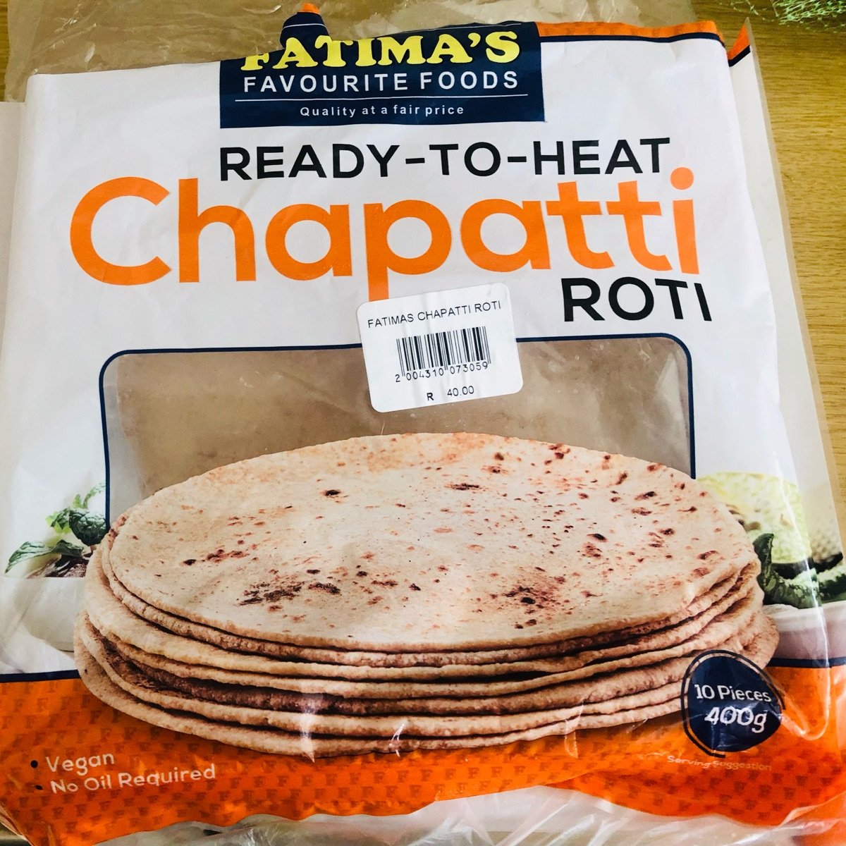 Chapatti from Fatima’s Favorite Food - Vegan Product Reviews & Ratings ...