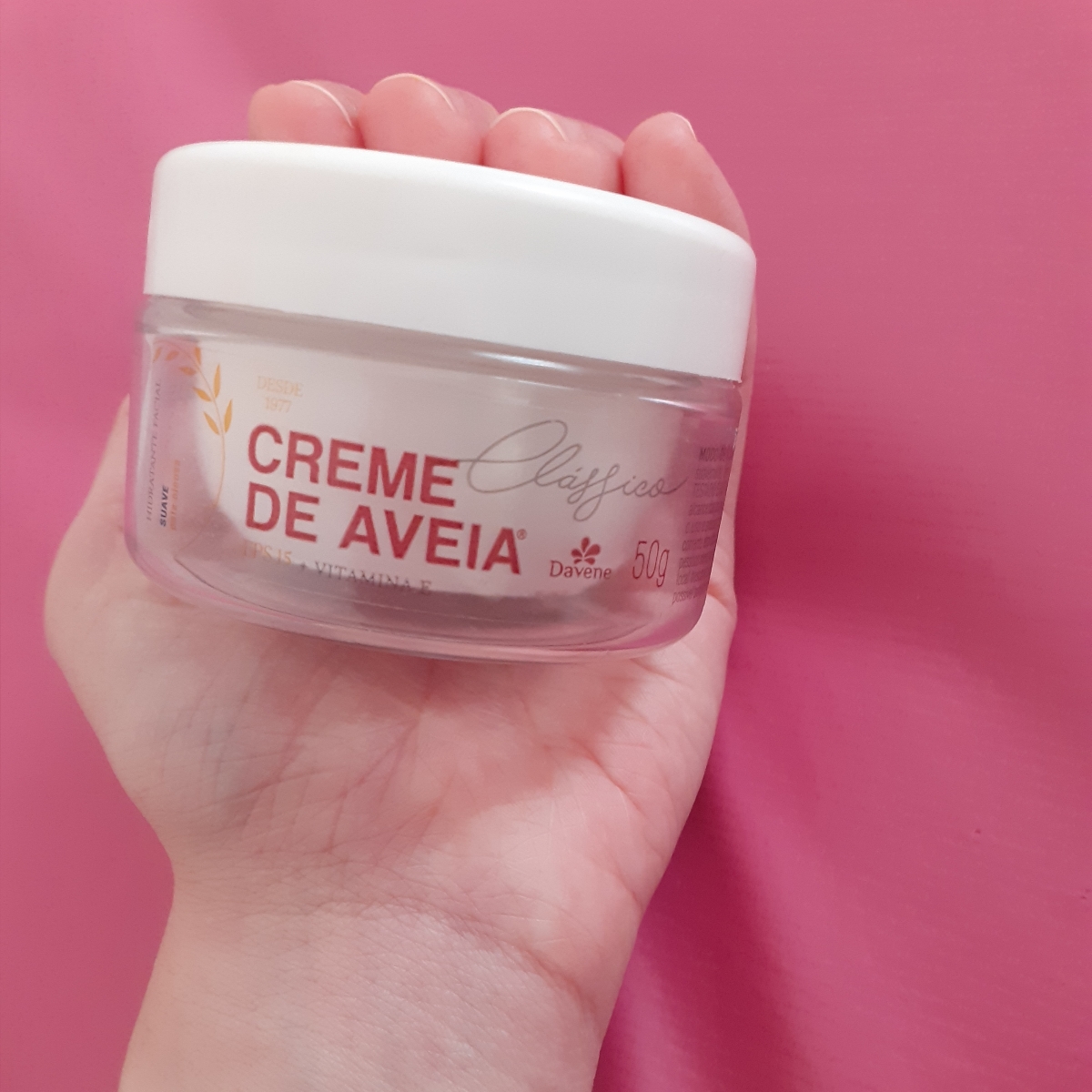 Creme Facial de Aveia from Davene - Vegan Product Reviews & Ratings ...