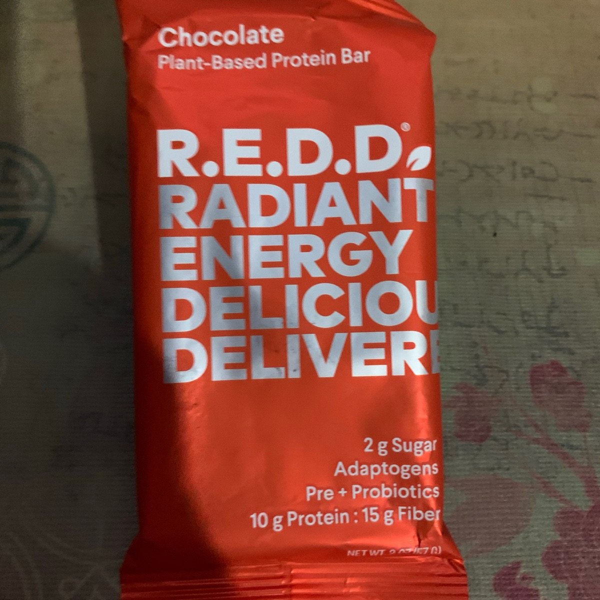 Chocolate Protein Bar from R.E.D.D. - Vegan Product Reviews & Ratings ...