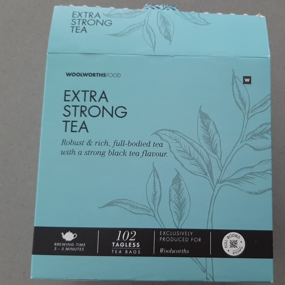 Extra strong tea from Woolworths - Vegan Product Reviews & Ratings ...