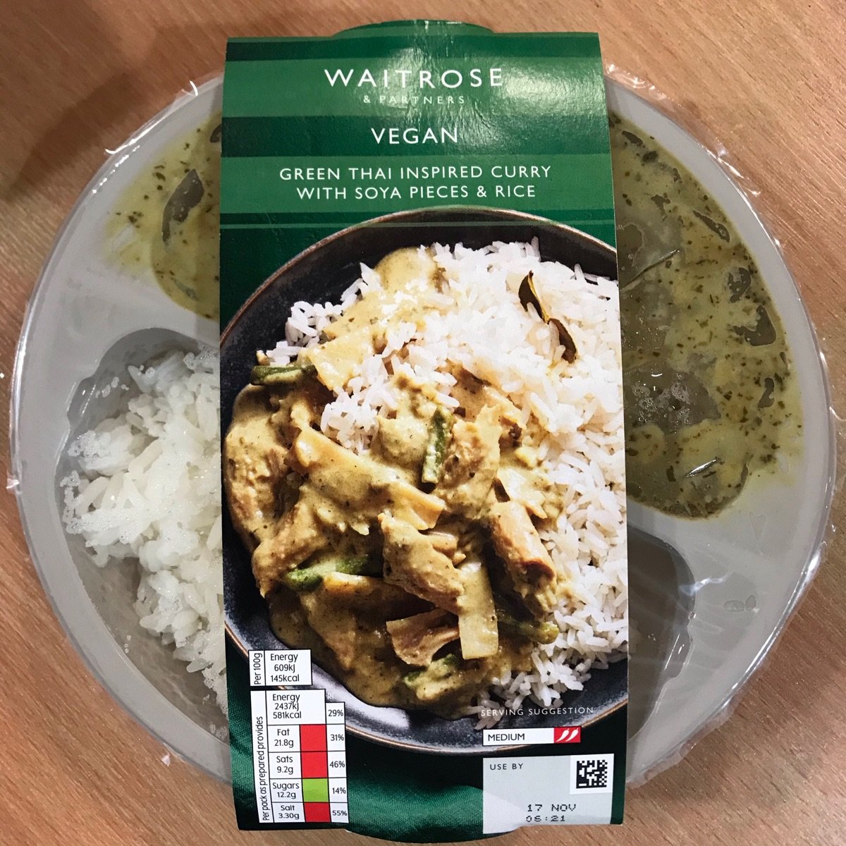 Vegan Green Thai Curry from Waitrose - Vegan Product Reviews & Ratings ...