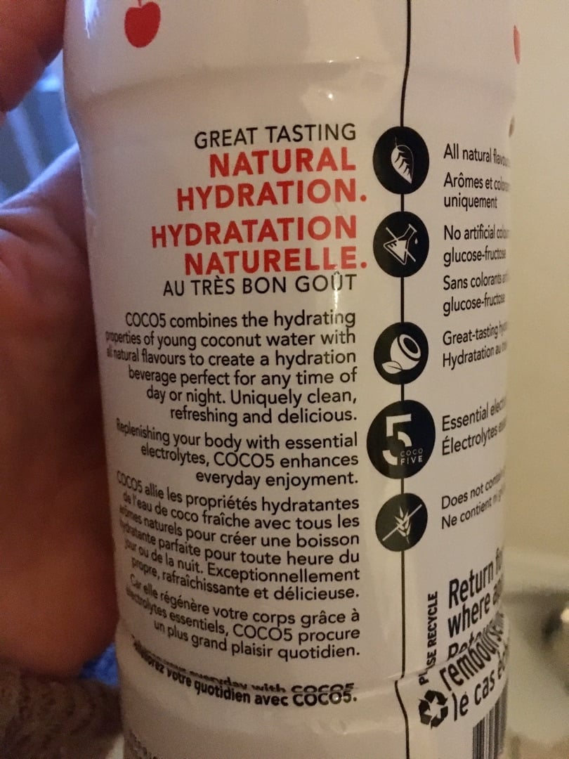 Cherry Flavoured Coconut Water from Coco5 - Vegan Product Reviews ...