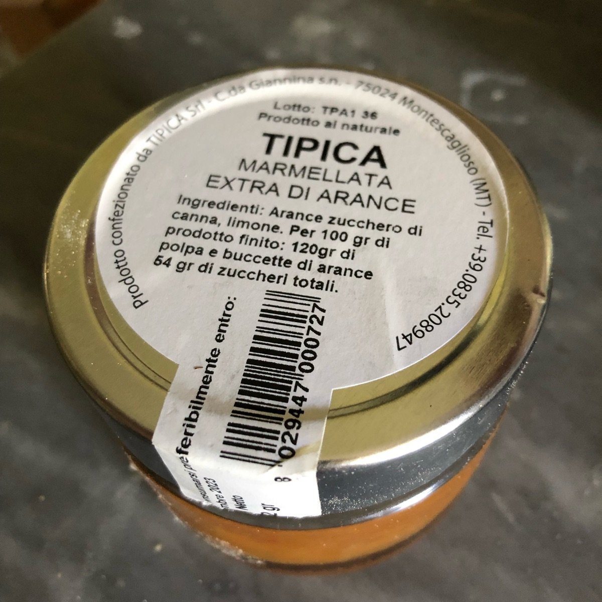 marmellata extra di arance from Tipica natura nuda - Vegan Product Reviews & Ratings | abillion