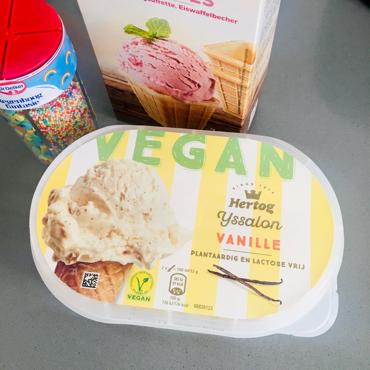 Vegan Vanille (ice cream) from Hertog Yssalon - Vegan Product Reviews ...