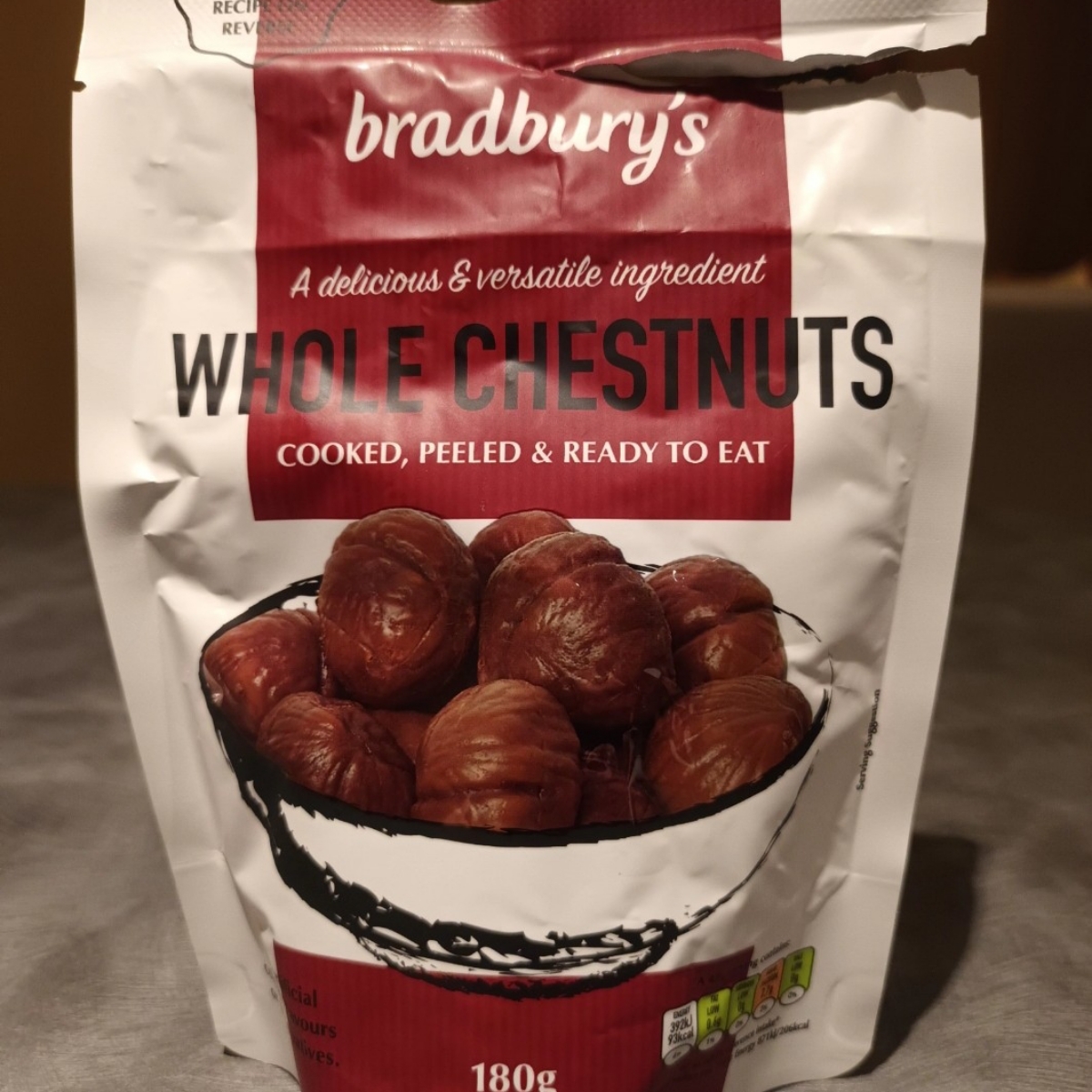 Whole chestnuts from Bradbury's - Vegan Product Reviews & Ratings ...