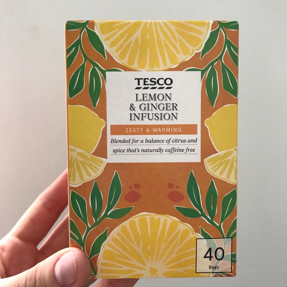 Lemon and ginger infusion from Tesco - Vegan Product Reviews & Ratings ...