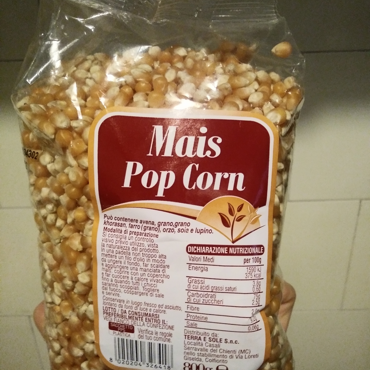 Mais per popcorn from Terra&Sole - Vegan Product Reviews & Ratings ...