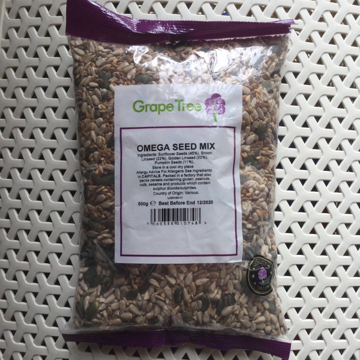 Omega seed mix from Grape Tree - Vegan Product Reviews & Ratings | abillion