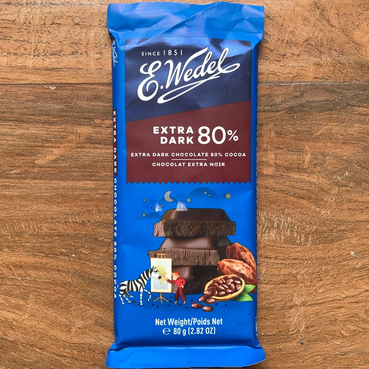 Dark Chocolate 80% from E Wedel - Vegan Product Reviews & Ratings ...