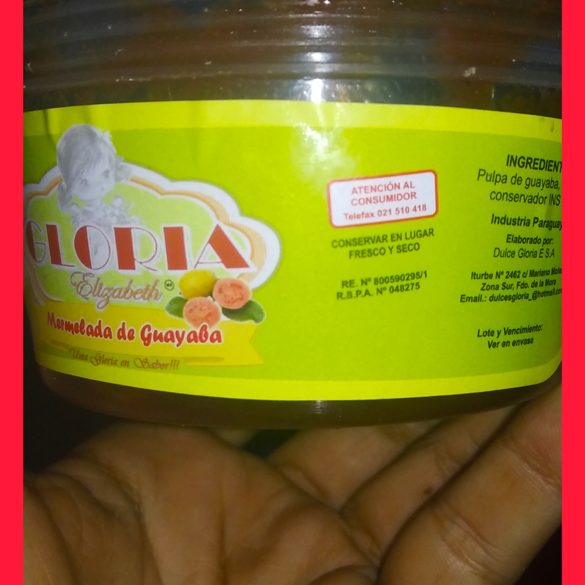 Mermelada De Guayaba from Gloria elizabeth - Vegan Product Reviews ...