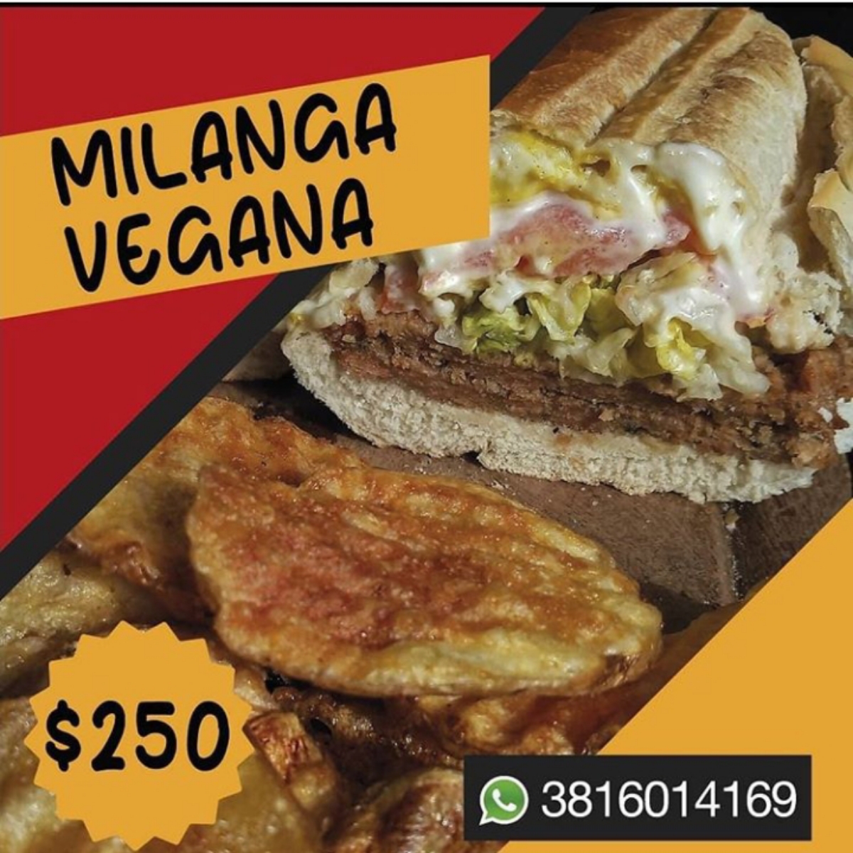 Sandwich de milanesa from Mikuy - Vegan Product Reviews & Ratings ...