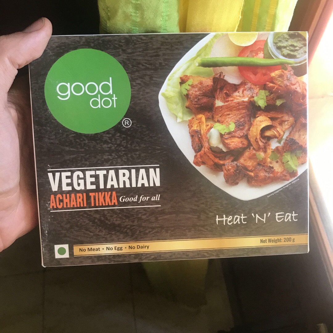 Achari Tikka from Good Dot - Vegan Product Reviews & Ratings | abillion