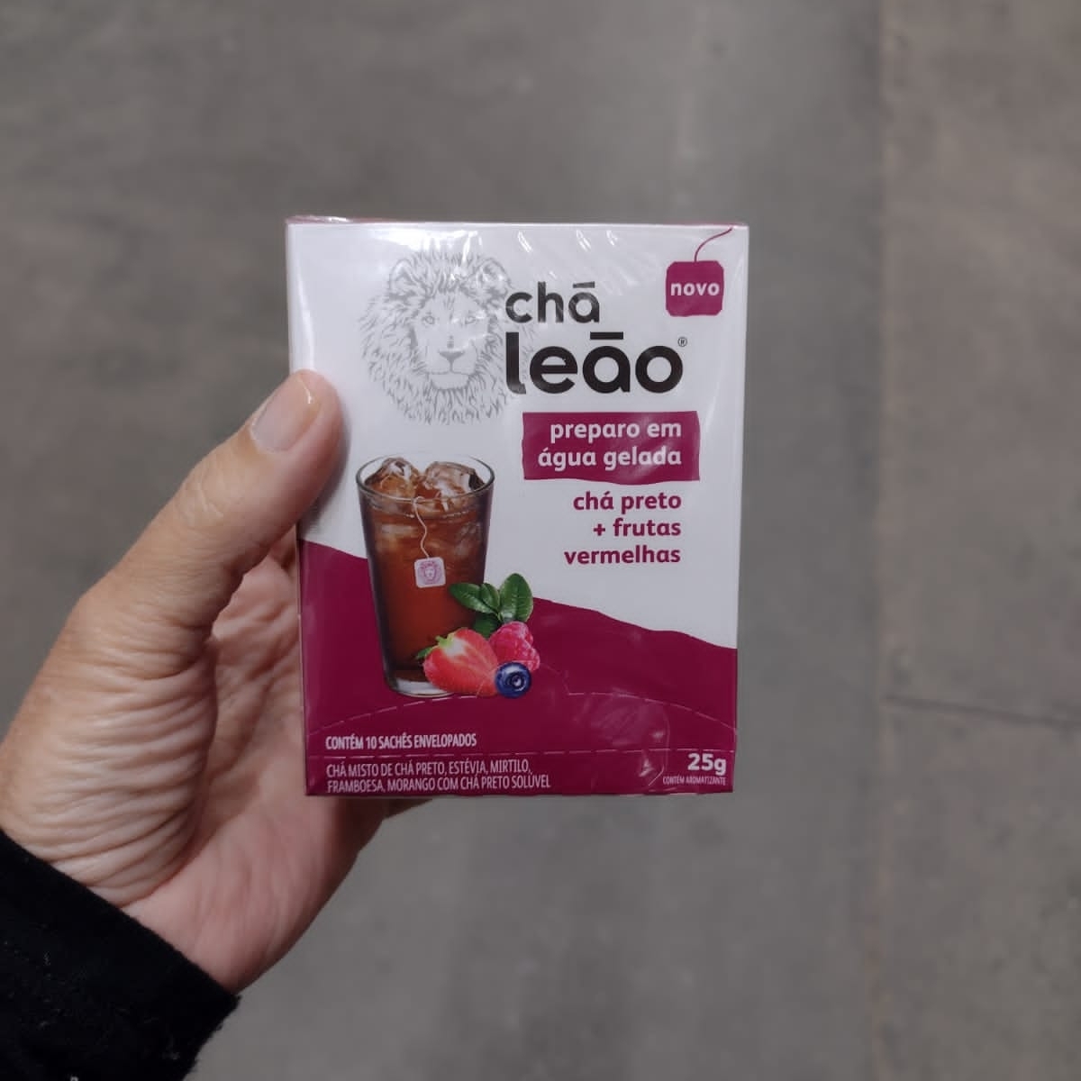 Chá Preto e Frutas Vermelhas Gelado from Matte Leão - Vegan Product ...