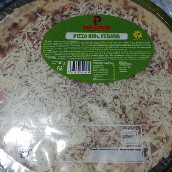Palacios Pizza 100% Vegana Review | abillion