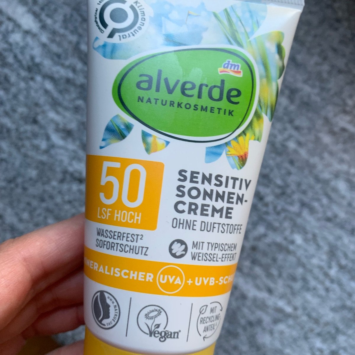 sensitive sonnencreme 50 from Alverde Naturkosmetik - Vegan Product ...