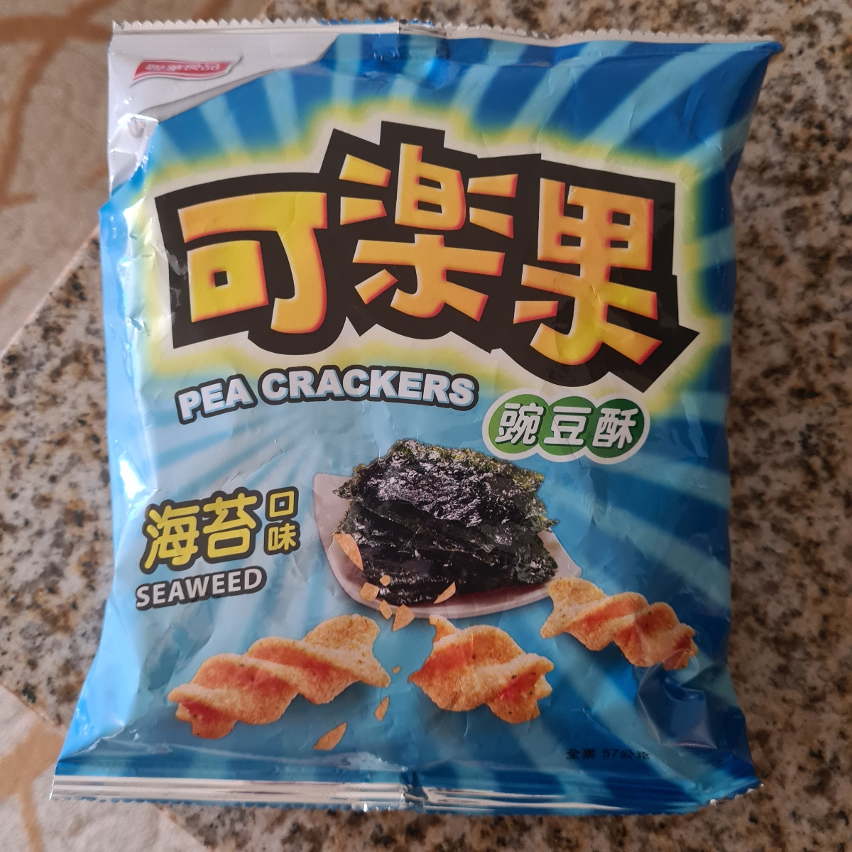 Pea Crackers (Seaweed) from Koloko - Vegan Product Reviews & Ratings ...