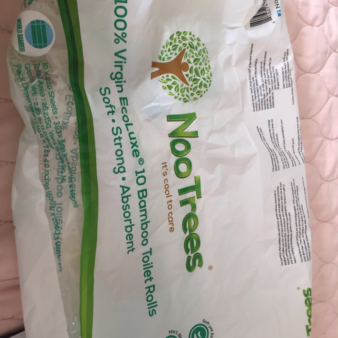 100% Virgin EcoLux Bamboo Toilet Rolls from NooTrees - Vegan Product ...